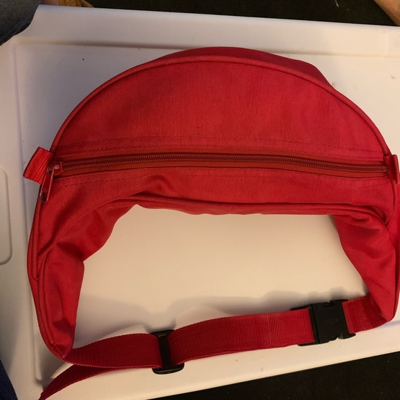Bags | Vintage Red Sling Fanny Pack | Poshmark